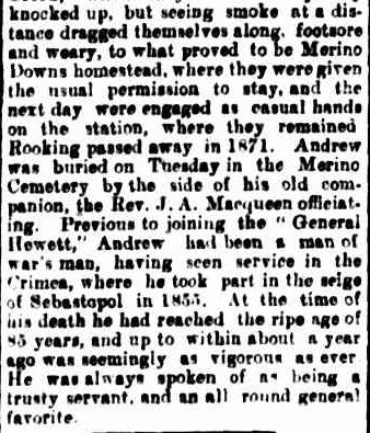 The General Hewitt – Portland Bay 1856 | Western District Families