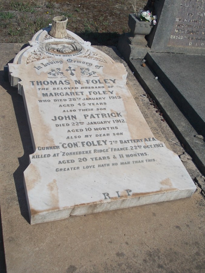 FOLEY, Cornelius Thomas | Western District Families